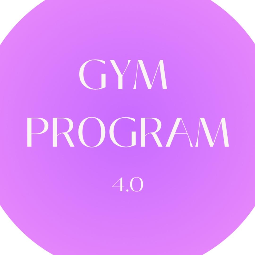 Gym Program 4.0 by Caitlyn Block