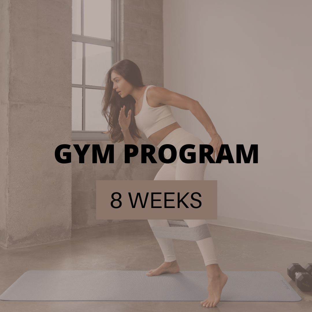 8 WEEK GYM PROGRAM 💪🏽 by Leticia Martinez