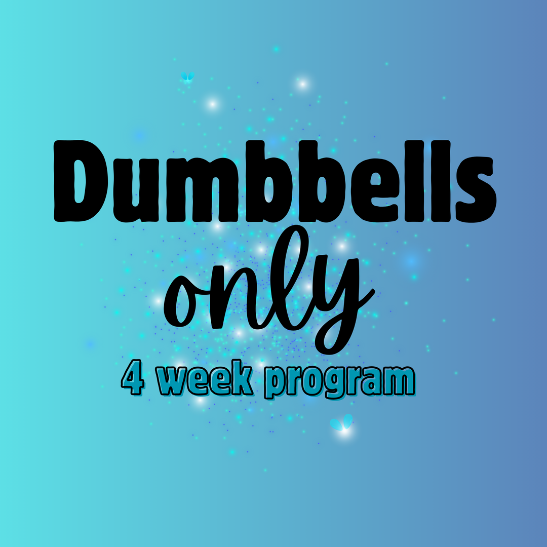 Dumbbells only: 4 week program by Ashley Ta