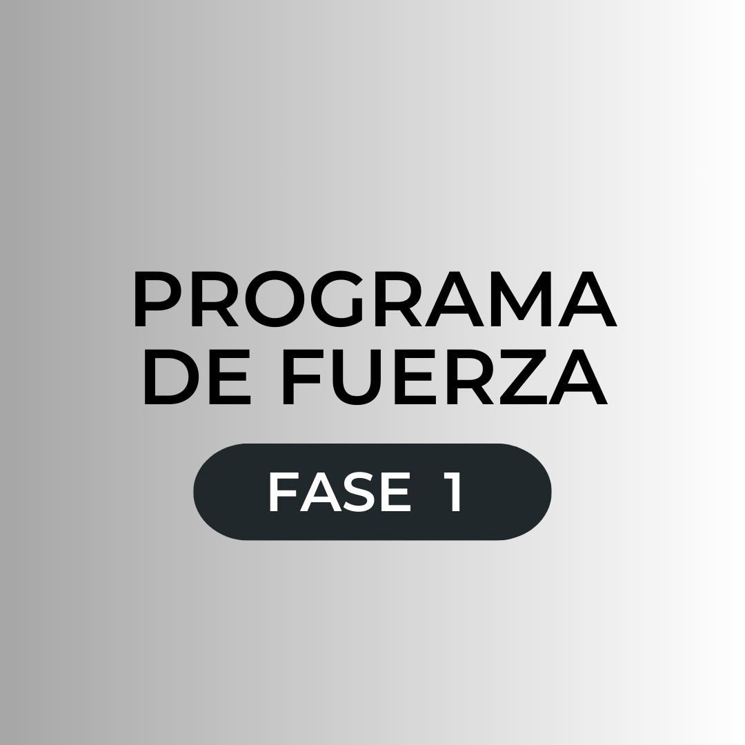 Programa de fuerza by Jose María Mete