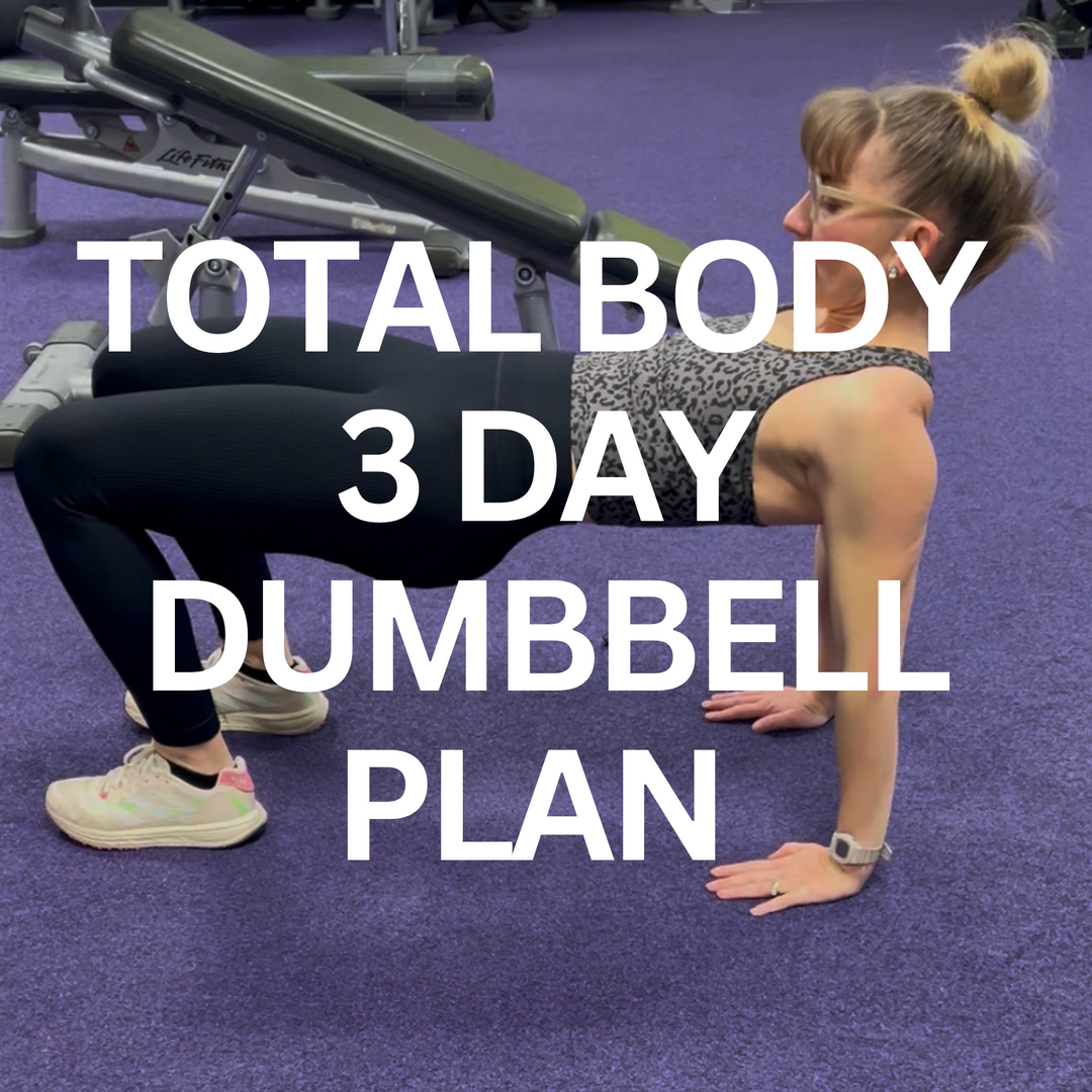 3 Day Total Body Dumbbell Only Plan by Laura Senna