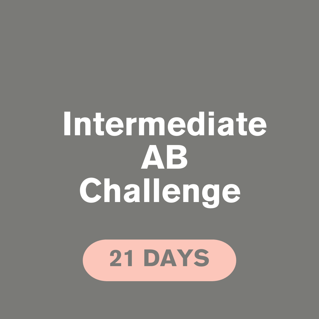 21 DAY INTERMEDIATE AB Challenge by Marise G The Lady Trainer