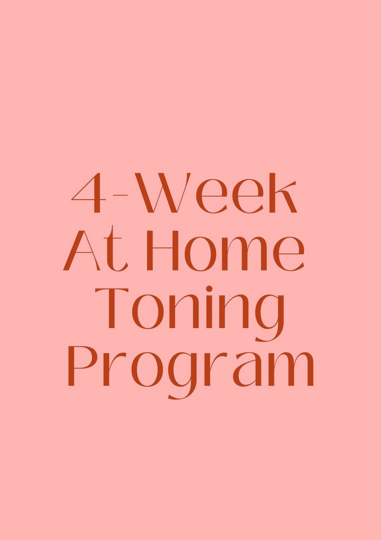 4-Week At Home Toning Program by Nicole Woolett